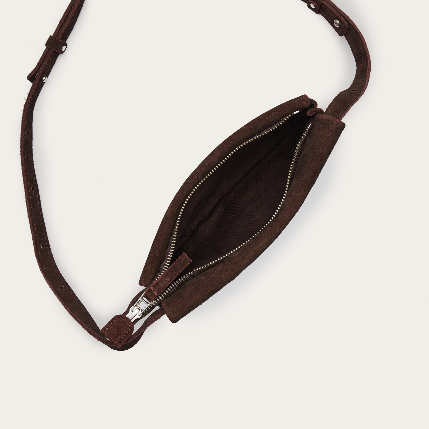 Shuk Bag S, dark chocolate velvet | Balagan Studio