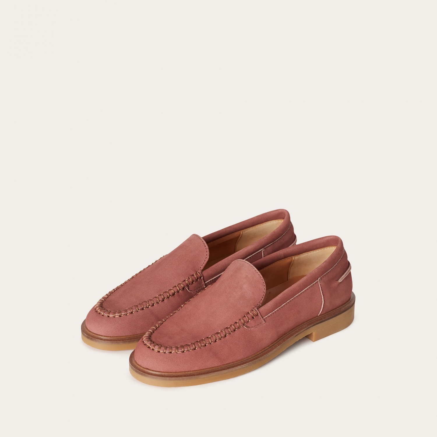 Agora Flats, dusty rose nubuck | Balagan Studio