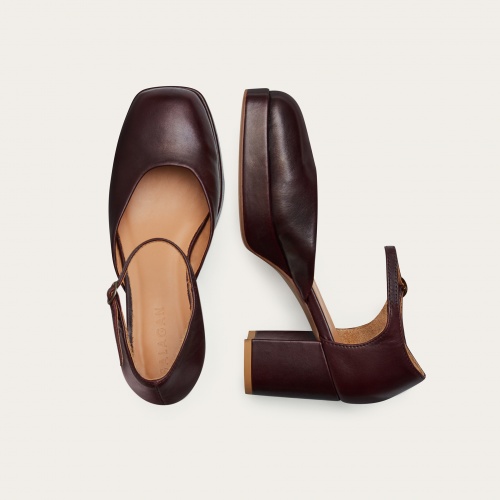Mira Heels, mahogany | Balagan Studio