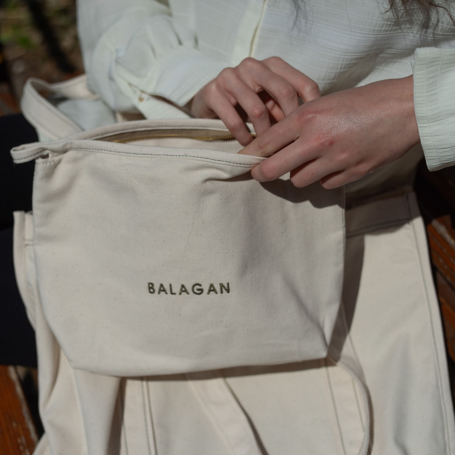 Yofi beaty case, cream | Balagan Studio