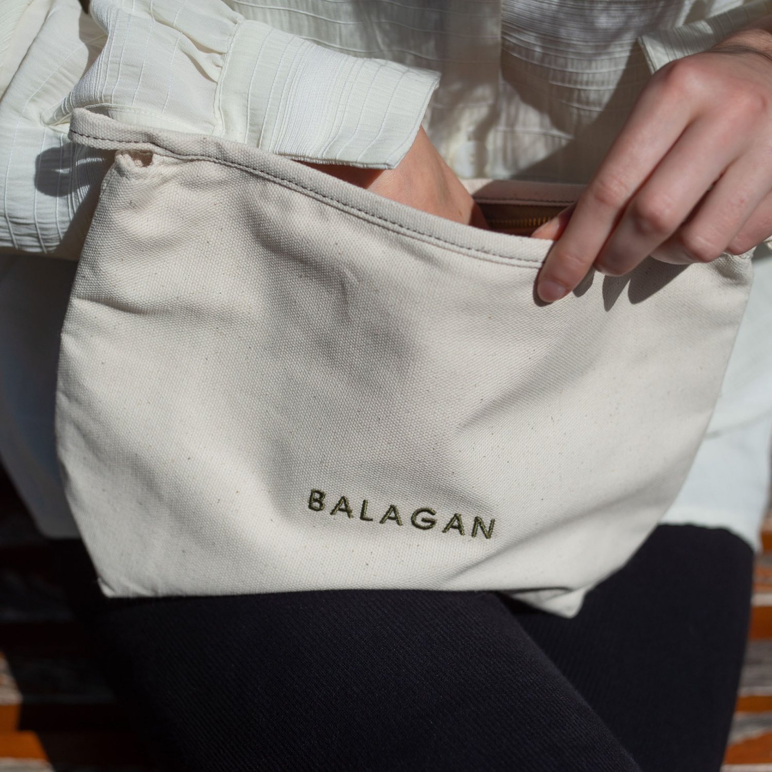 Yofi beaty case, cream | Balagan Studio