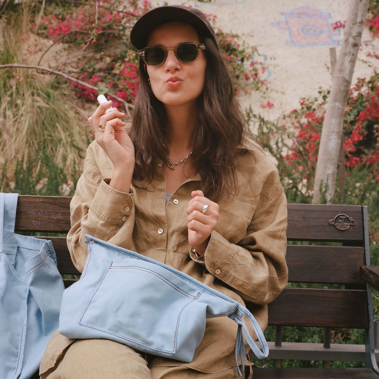 Yofi beauty case, blue | Balagan Studio