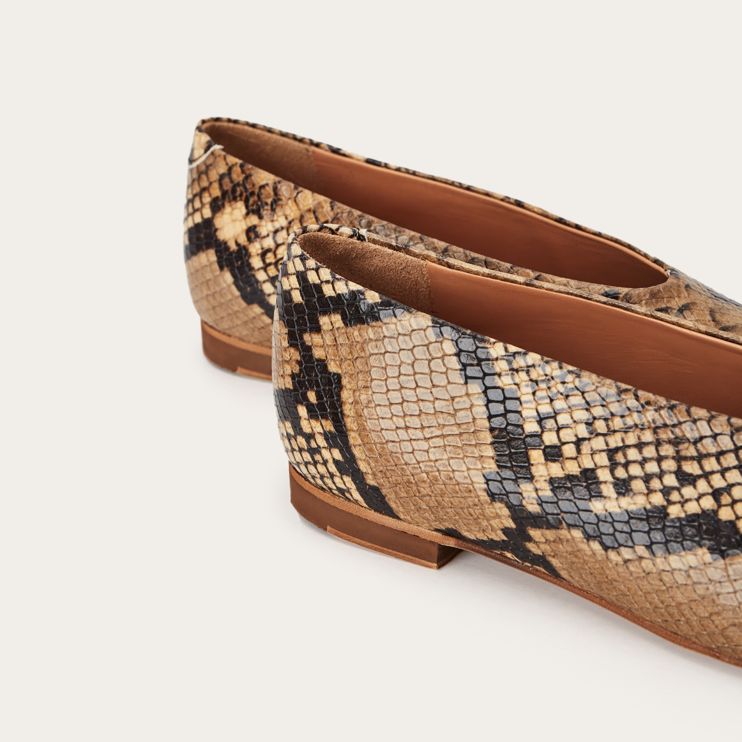 Opera Ballerina, brown python pattern | Balagan Studio