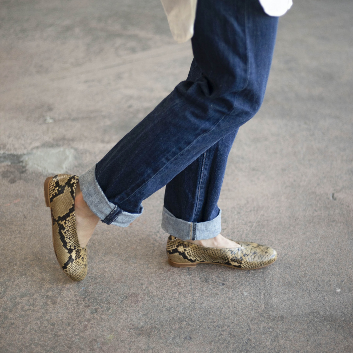 Opera Ballerina, brown python pattern | Balagan Studio