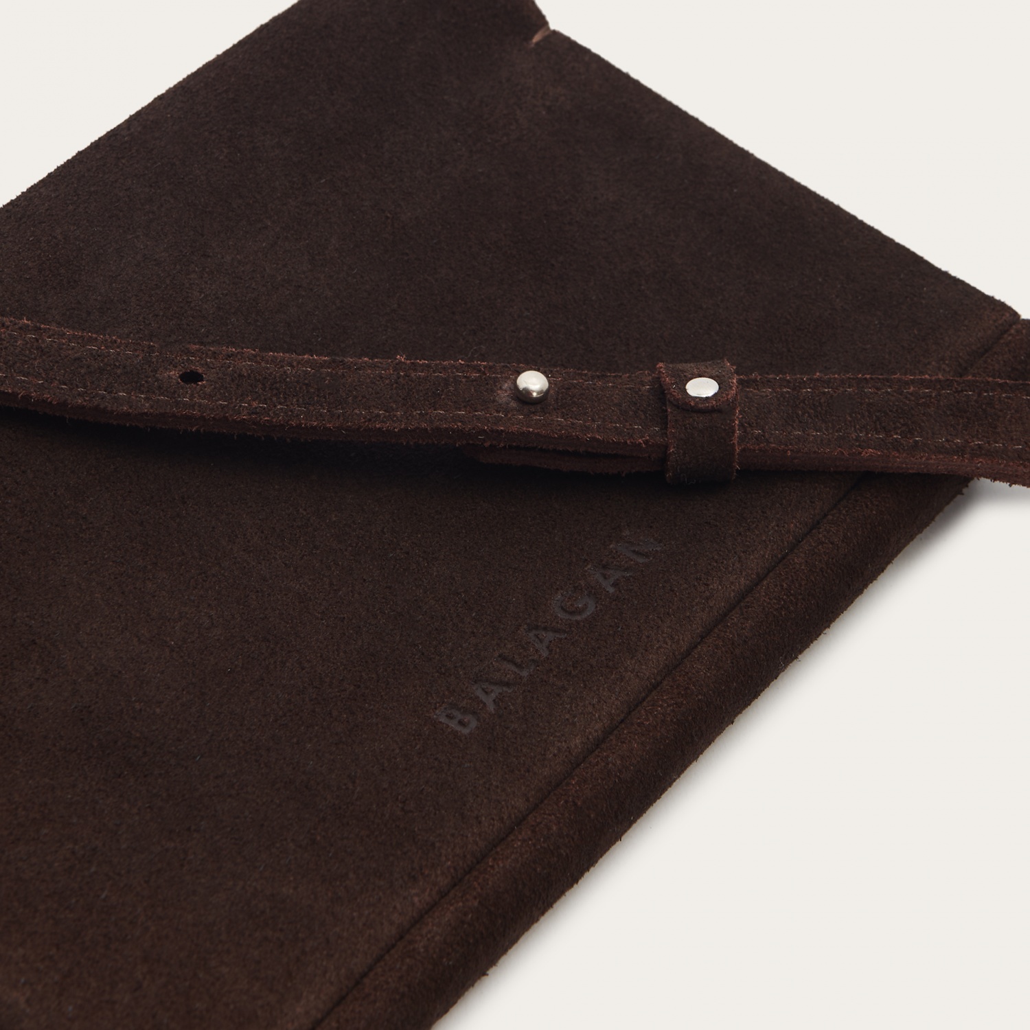 Shuk Bag, dark chocolate velvet | Balagan Studio
