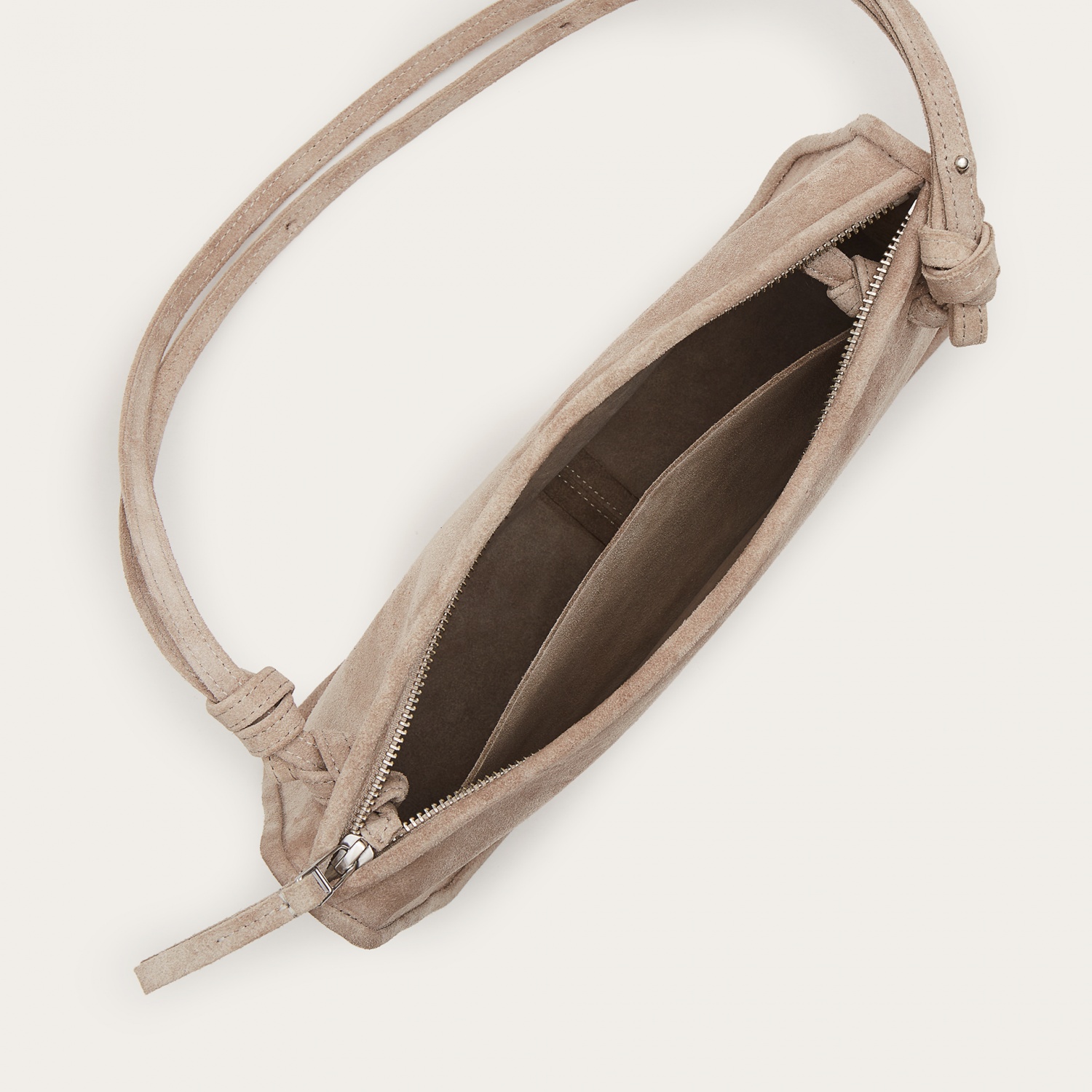 Suzanne Bag M, grey velvet | Balagan Studio