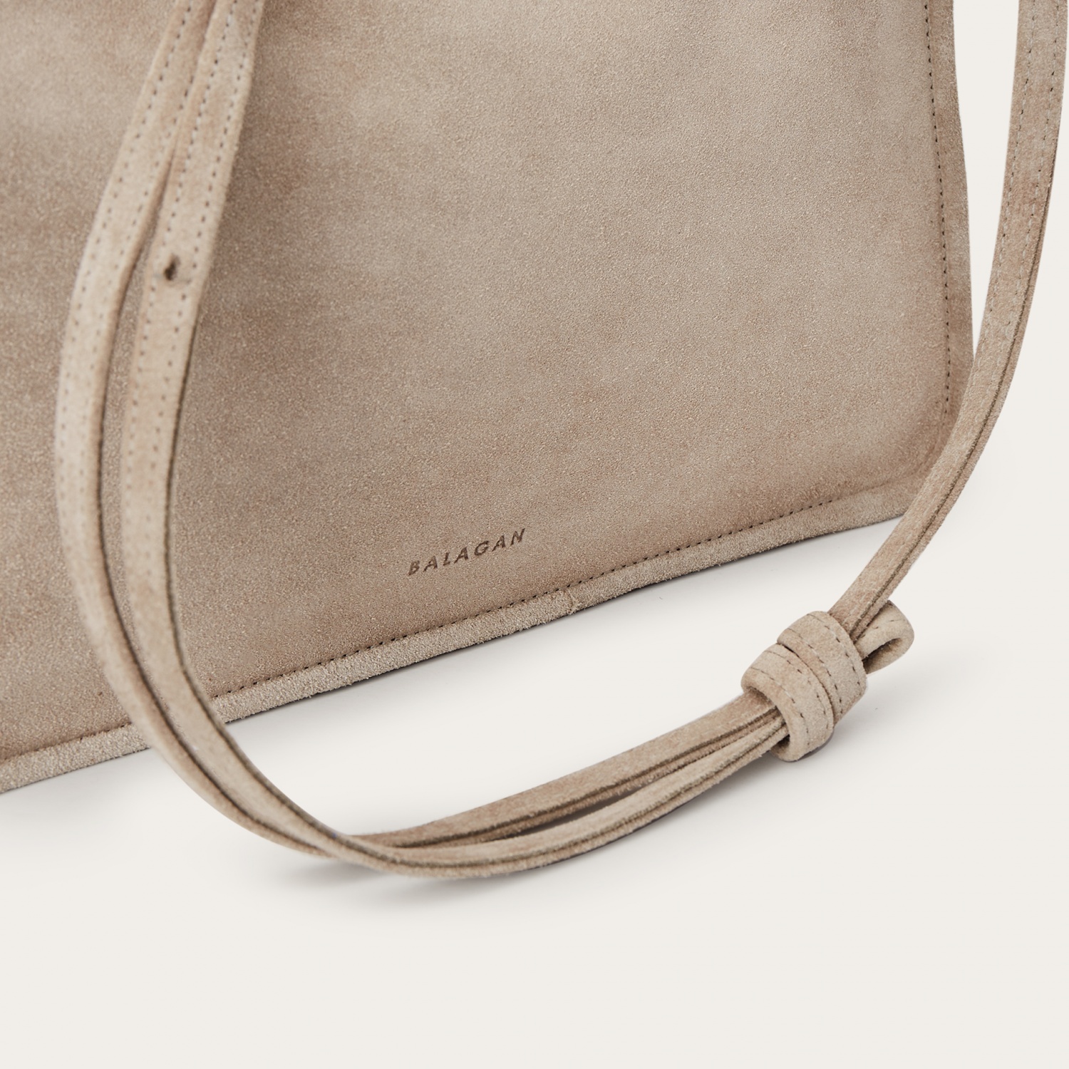 Suzanne Bag M, grey velvet | Balagan Studio