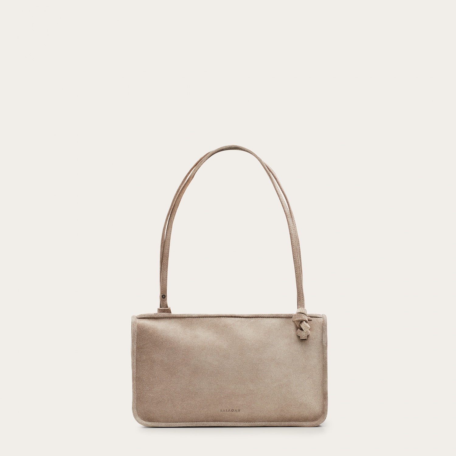 Suzanne Bag M, grey velvet | Balagan Studio