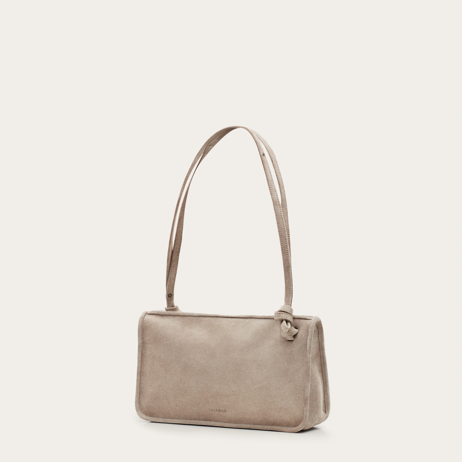 Suzanne Bag M, grey velvet | Balagan Studio