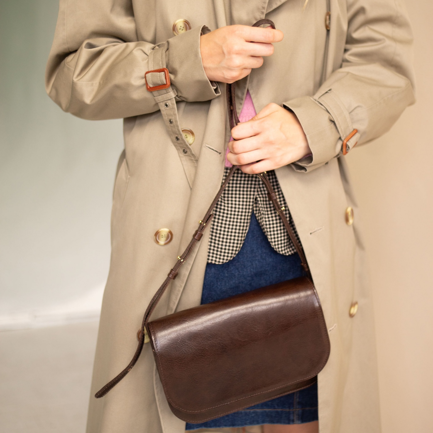 Mara torebka, ciemny brąz | Balagan Studio