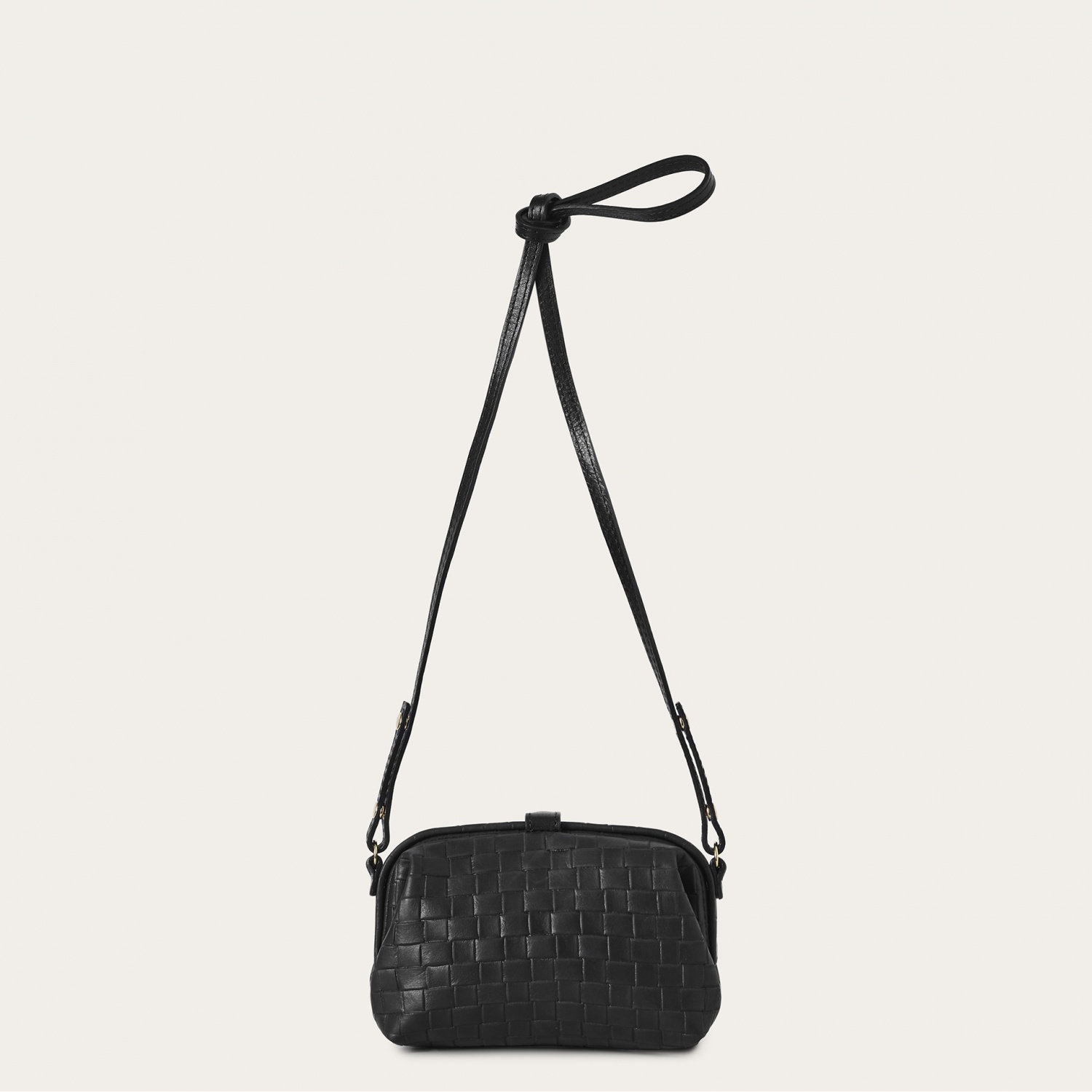 Rofe Bag S, matte black braid | Balagan Studio