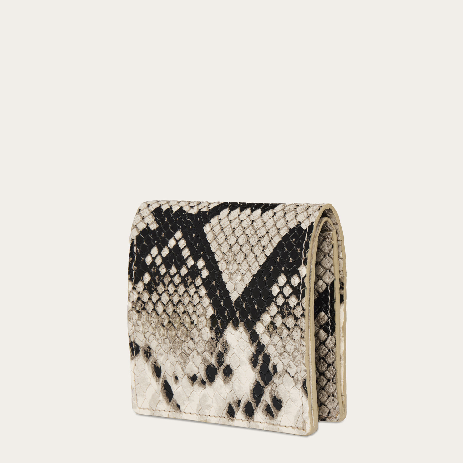 Adon Wallet, off white python pattern | Balagan Studio