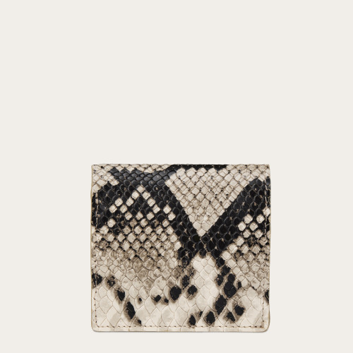 Adon Wallet, off white python pattern | Balagan Studio