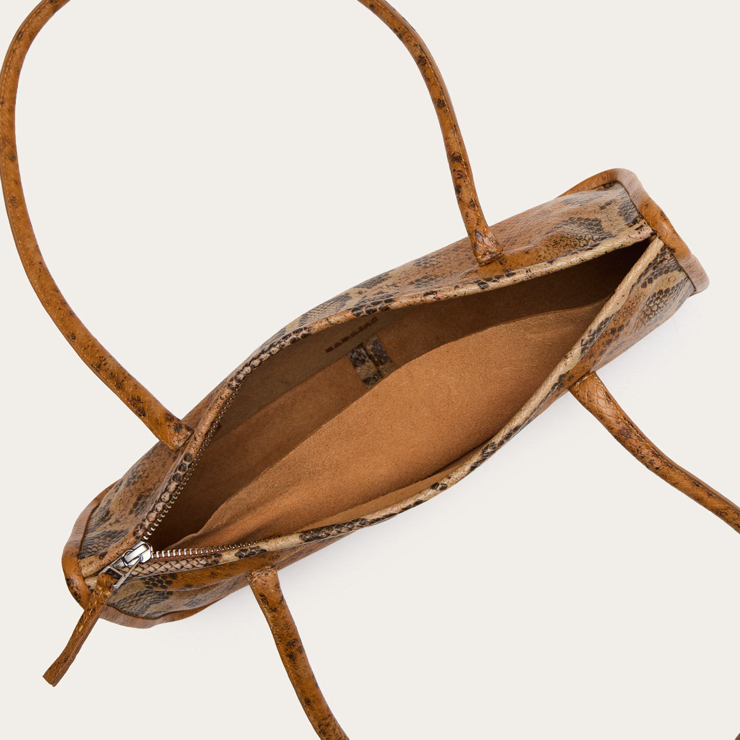 Baguette Bag M, ginger python pattern | Balagan Studio