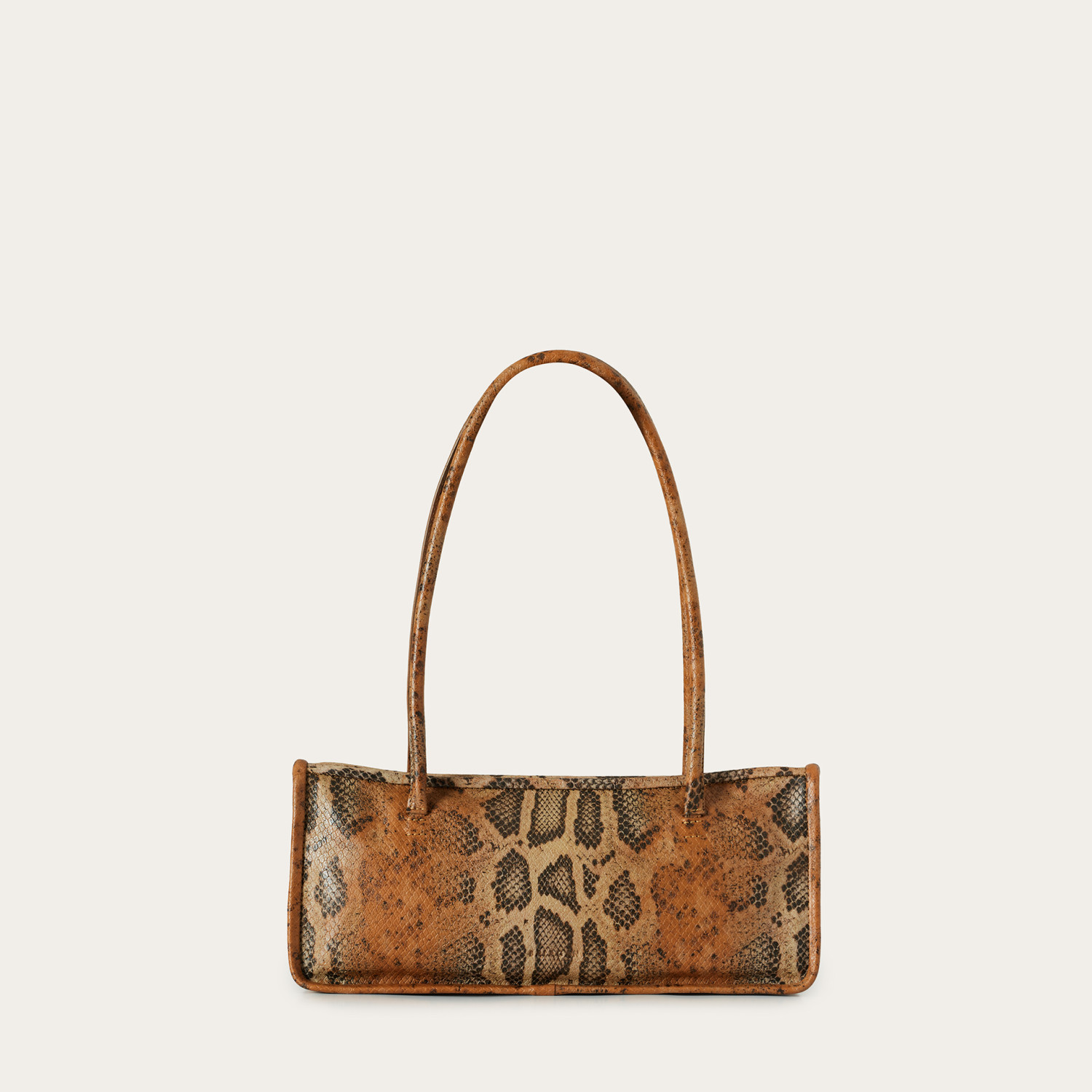 Baguette Bag M, ginger python pattern | Balagan Studio