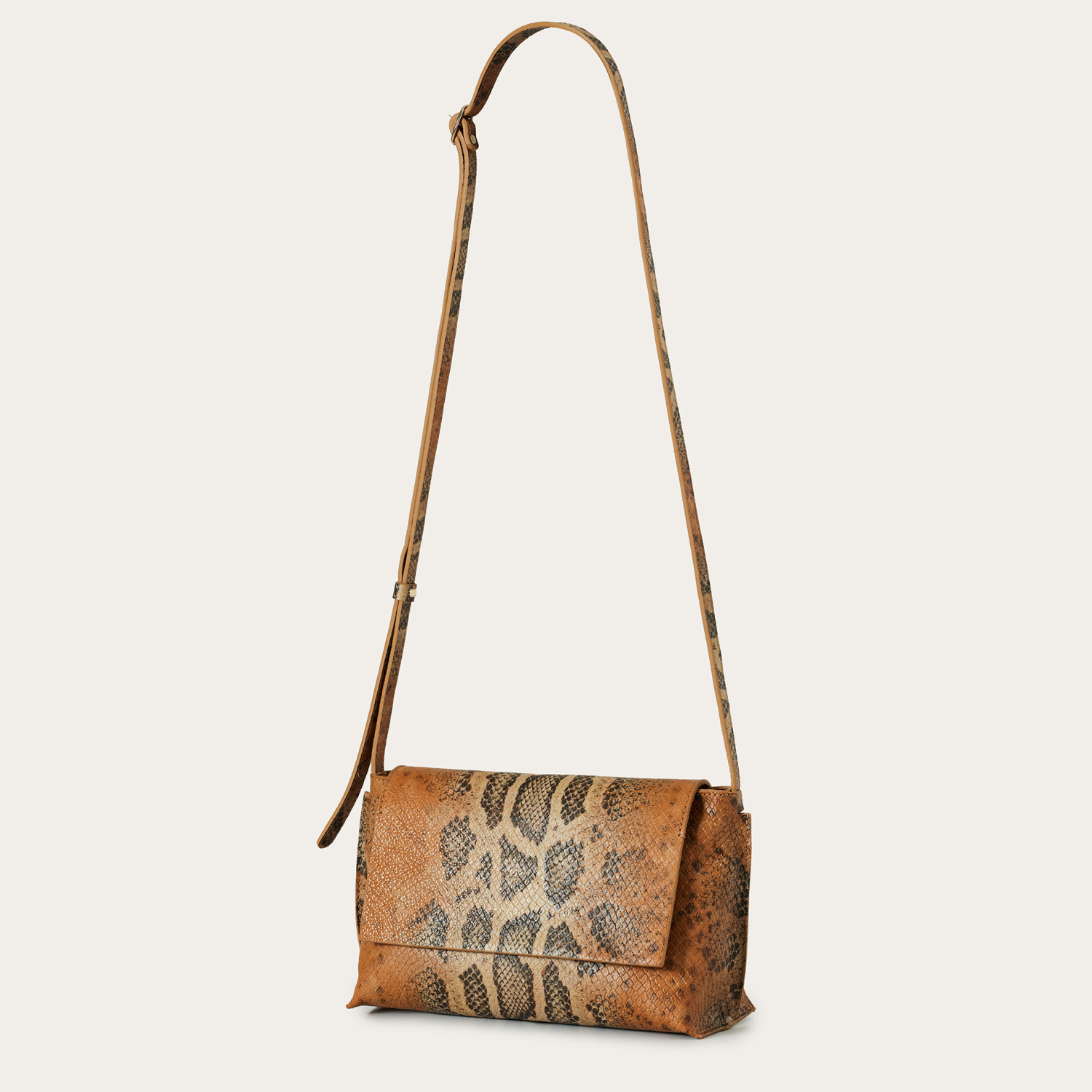 Ashley Bag S, ginger python pattern | Balagan Studio