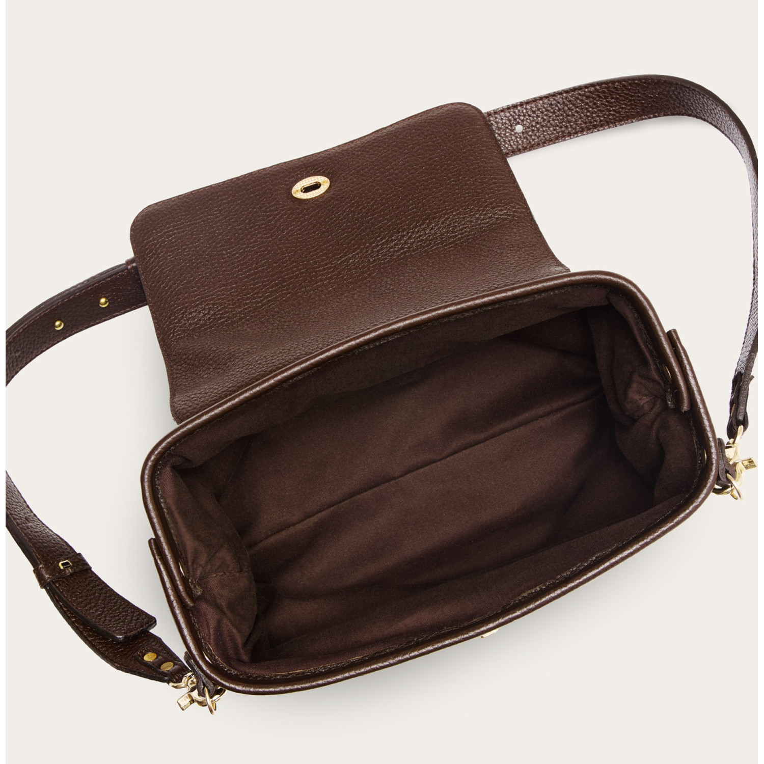 Rebecca Bag M, deep brown | Balagan Studio