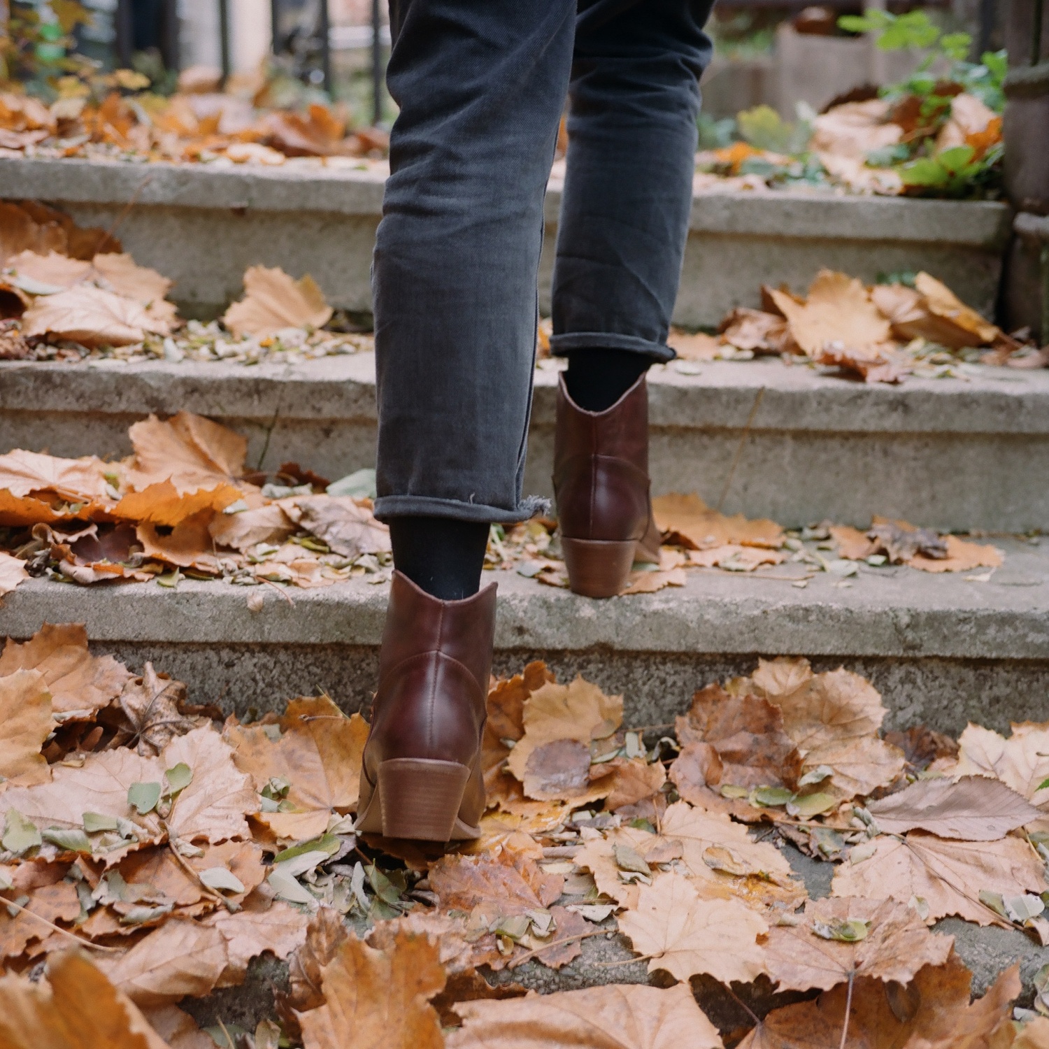 Dio Cawboy Boots, brown rustic | Balagan Studio